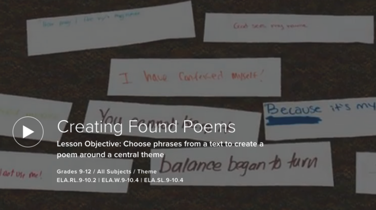 Five Ways to Reach Your Students With Poetry | Teaching Channel
