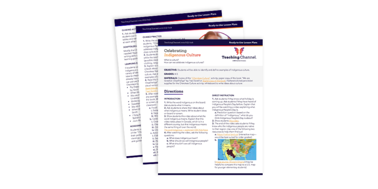 Celebrating Indigenous Culture (K-5) | Teaching Channel