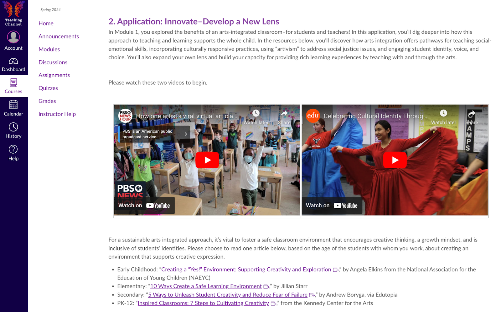 Course Formats & Options | Teaching Channel