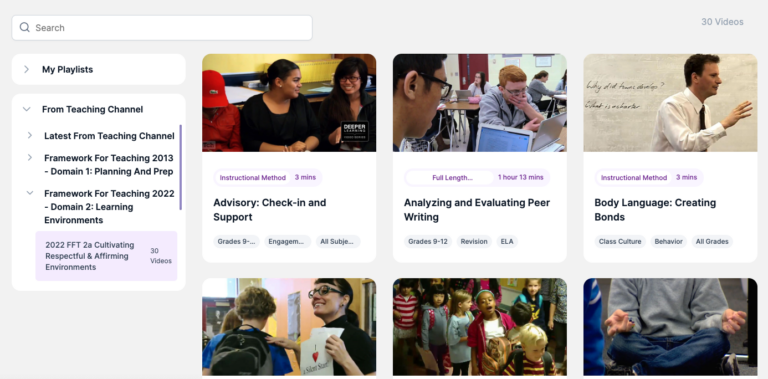 The Framework for Teaching and Teaching Channel | Teaching Channel