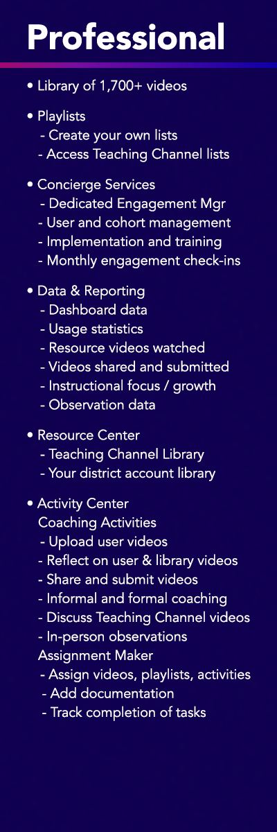Teaching Channel | Instructional Coaching and PD Through Video