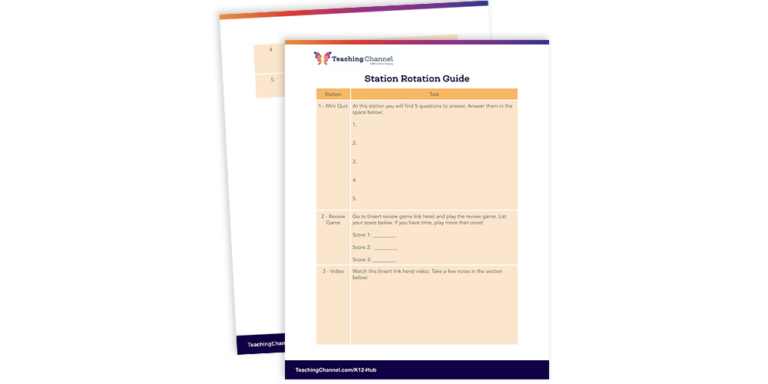 The No-Stress Guide to Engaging and Effective Learning Stations ...