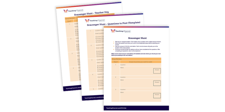 Build-Your-Own Classroom Scavenger Hunt | Teaching Channel
