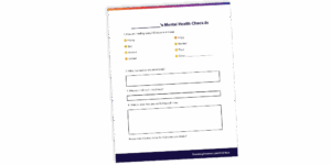 Student Mental Health Check-In Template | Teaching Channel